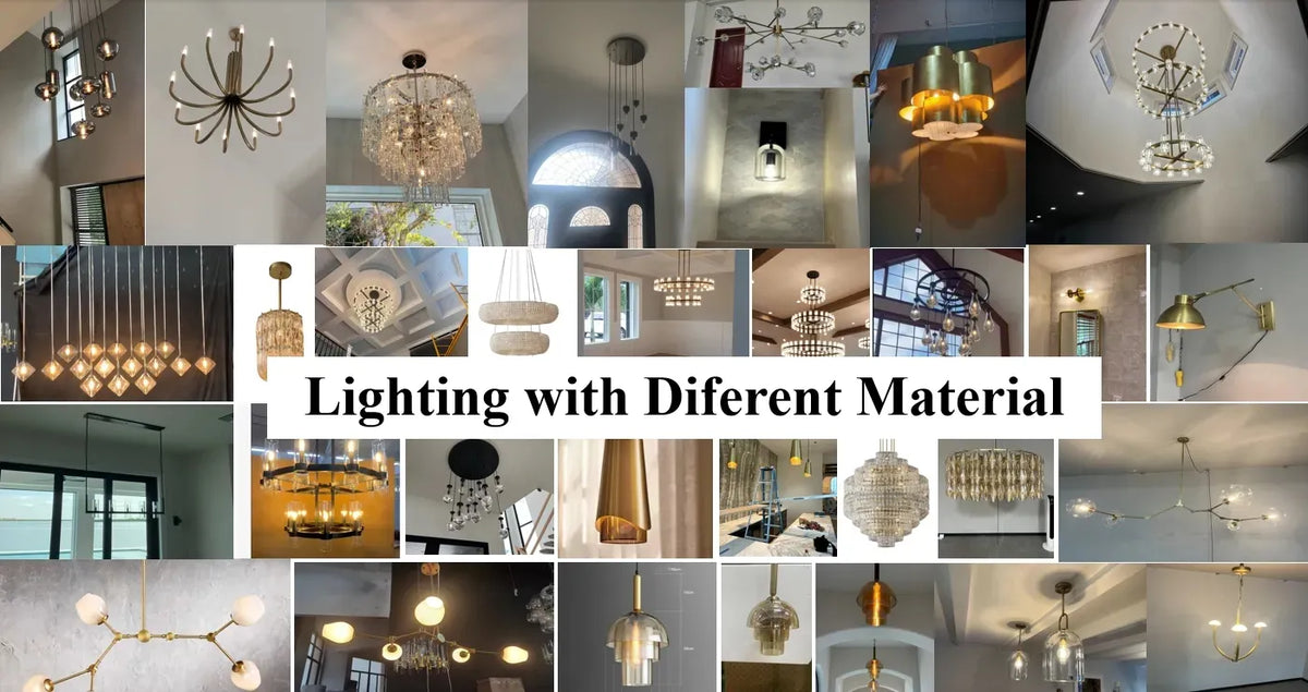 Advantages & Disadvantages of 10 types of lighting materials – OasisLamp